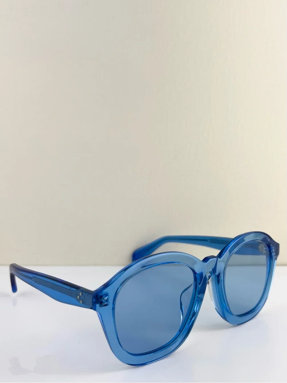 Celine | Accessories | New Celine Blue Round Sunglasses | Poshmark
